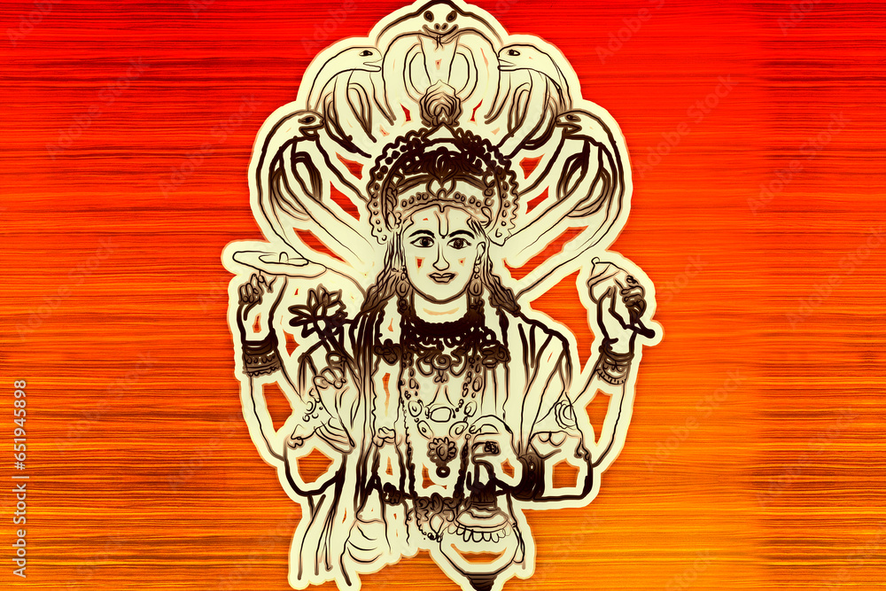 Lord Vishnu is considered the preserver of the universe and is believed ...
