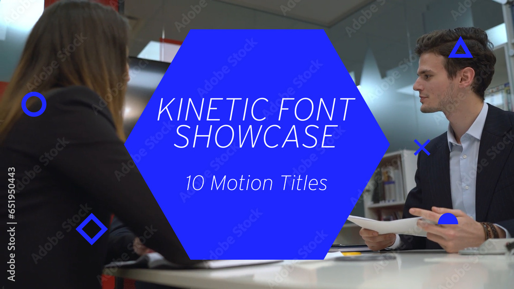 Kinetic Font Showcase | Animated Titles with Control Panel Stock ...