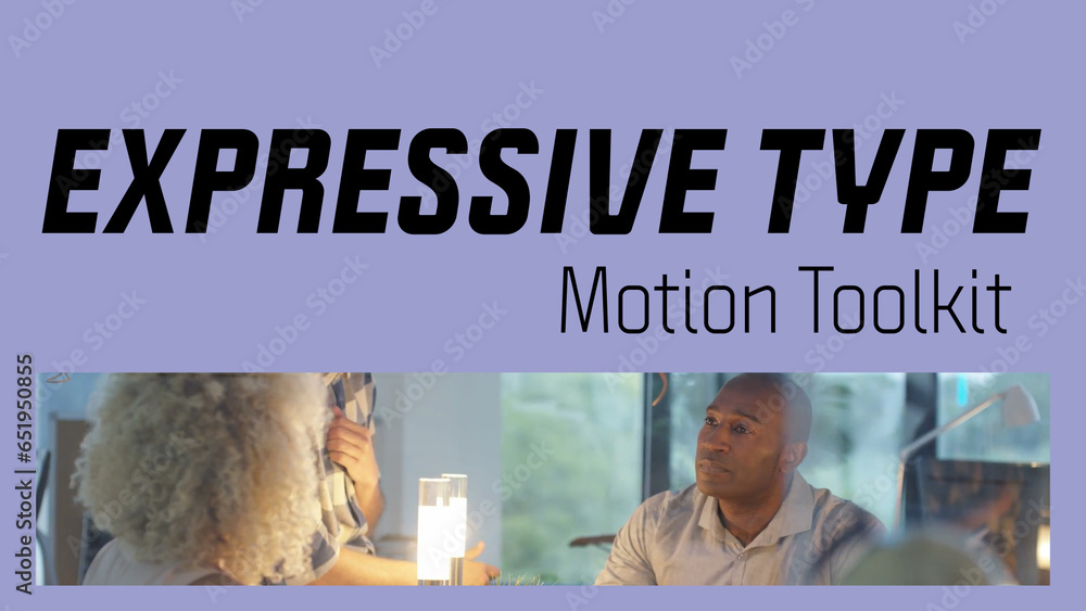 Expressive Type Toolkit | Animated Titles with Control Panel Stock ...