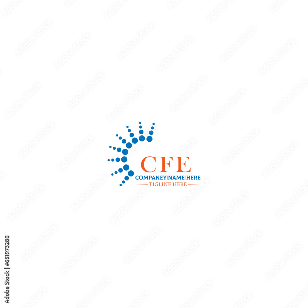 CFE letter logo design in 3 style. CFE polygon, circle, triangle ...