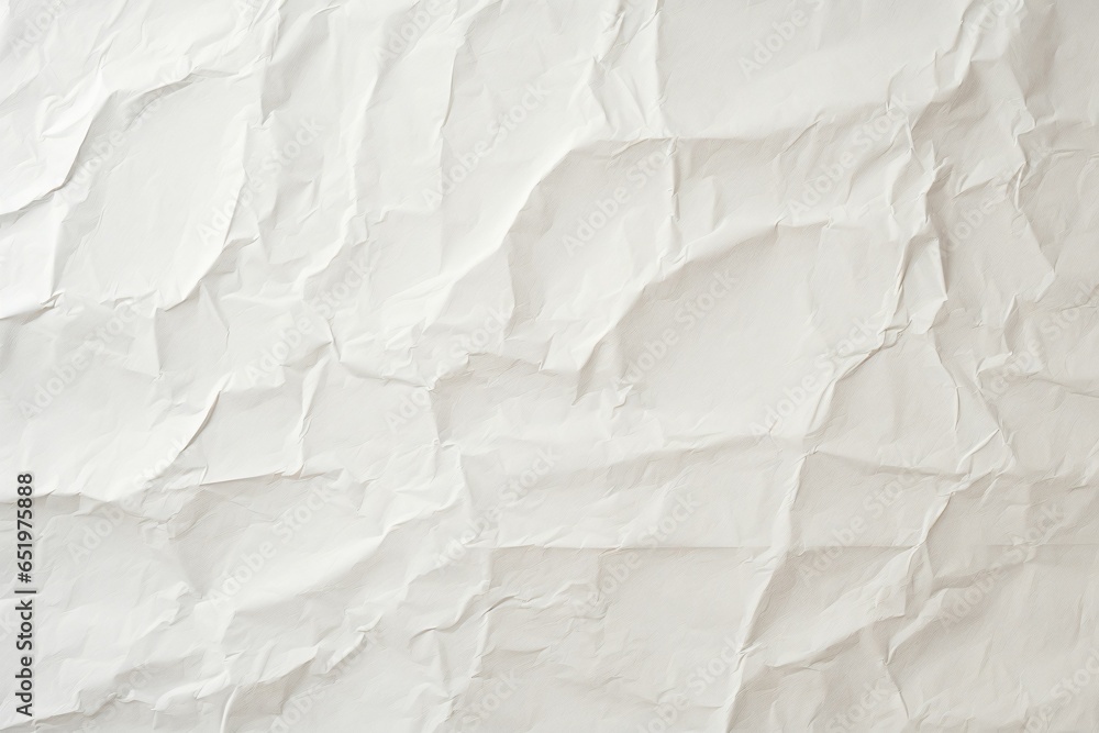 Weathered white paper texture background with creased crumpled surface ...