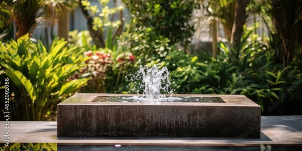 Water Feature Fountain An Outdoor Home Modern Water Feature Fountain ...