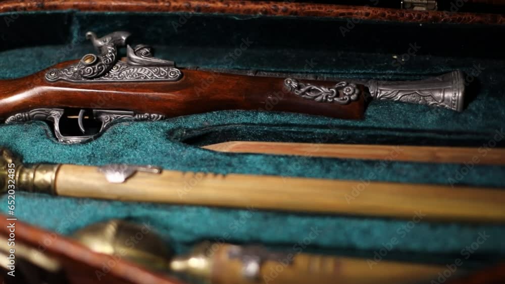 Russia Saint-Petersburg 09.09.2023 Vampire Hunter Set Gun with Silver ...