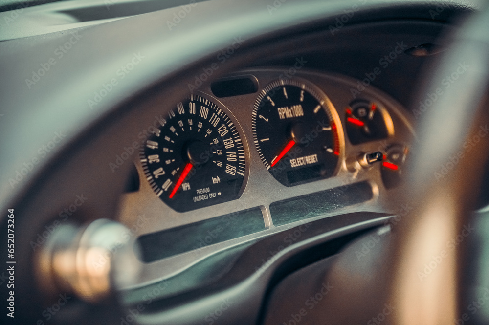 Mach One speedometer Stock Photo | Adobe Stock