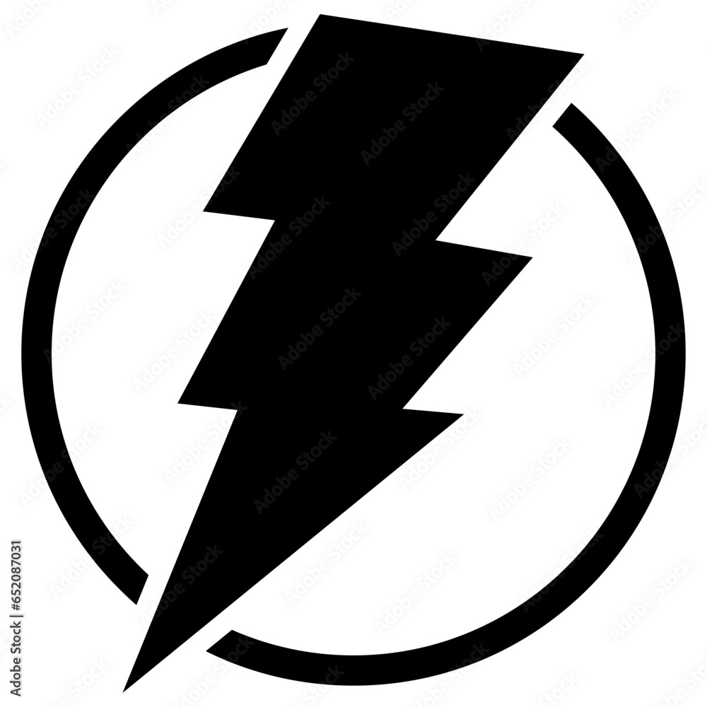 Bolt symbol,Lightning bolt icon .Lightning Sign. Stock Vector | Adobe Stock