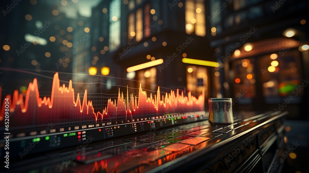 Vibrant Data Visuals: Dynamic Displays Illuminating Room with Colorful ...