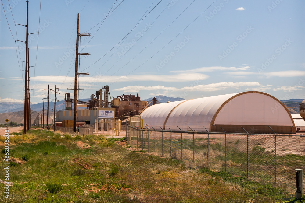 Western Clay company industrial buildings in Aurora, UT. Company ...