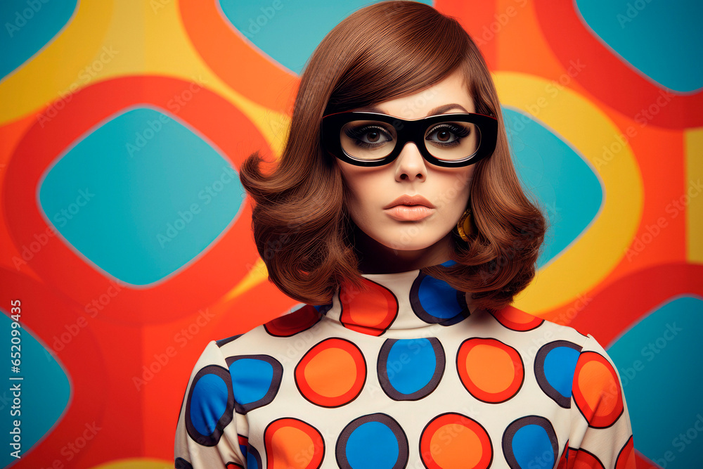 Foto de Swinging '60s Glamour. Capturing the Iconic Mod Fashion of the ...