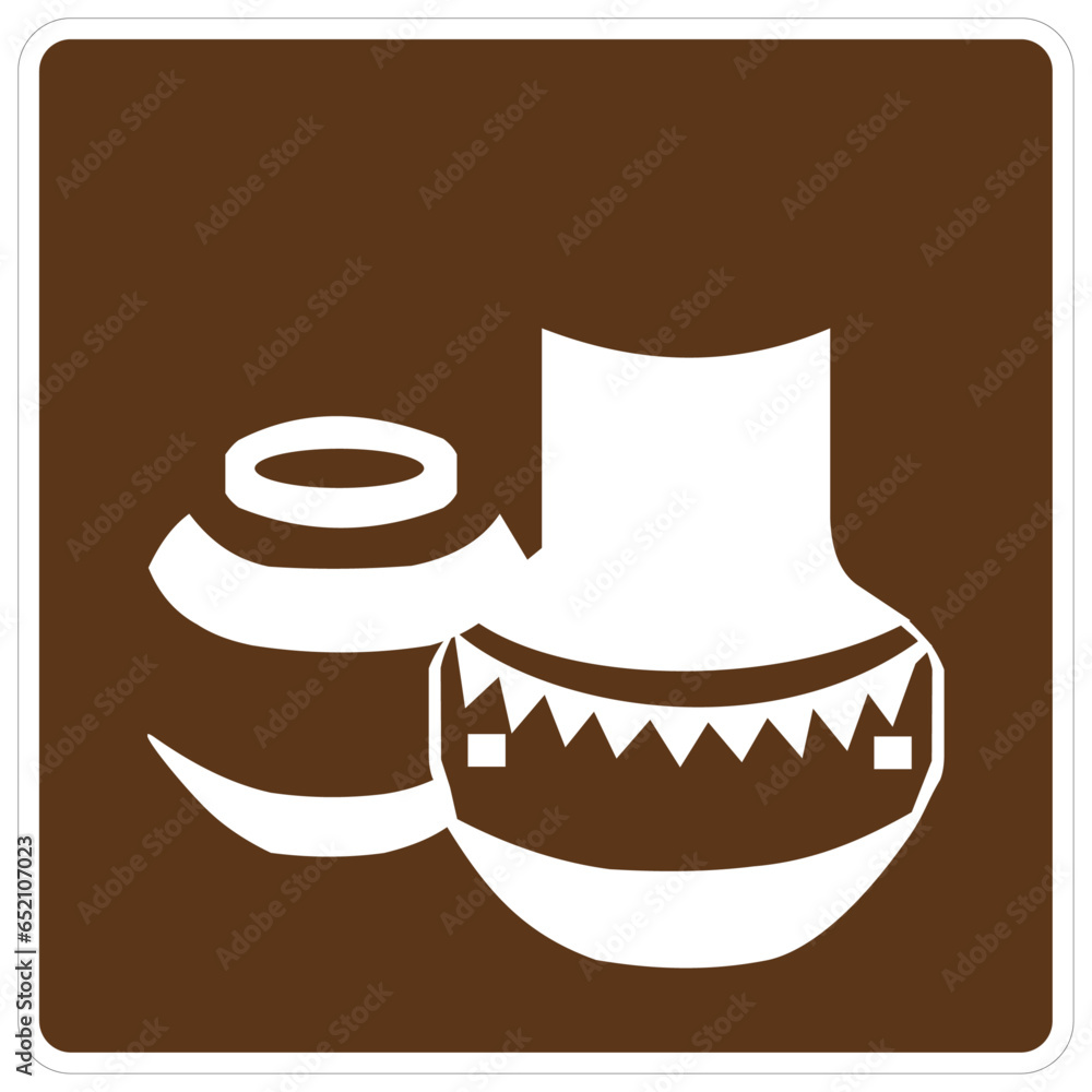 artesanías, icono, vector, símbolo, silueta, ilustración, señal, café ...