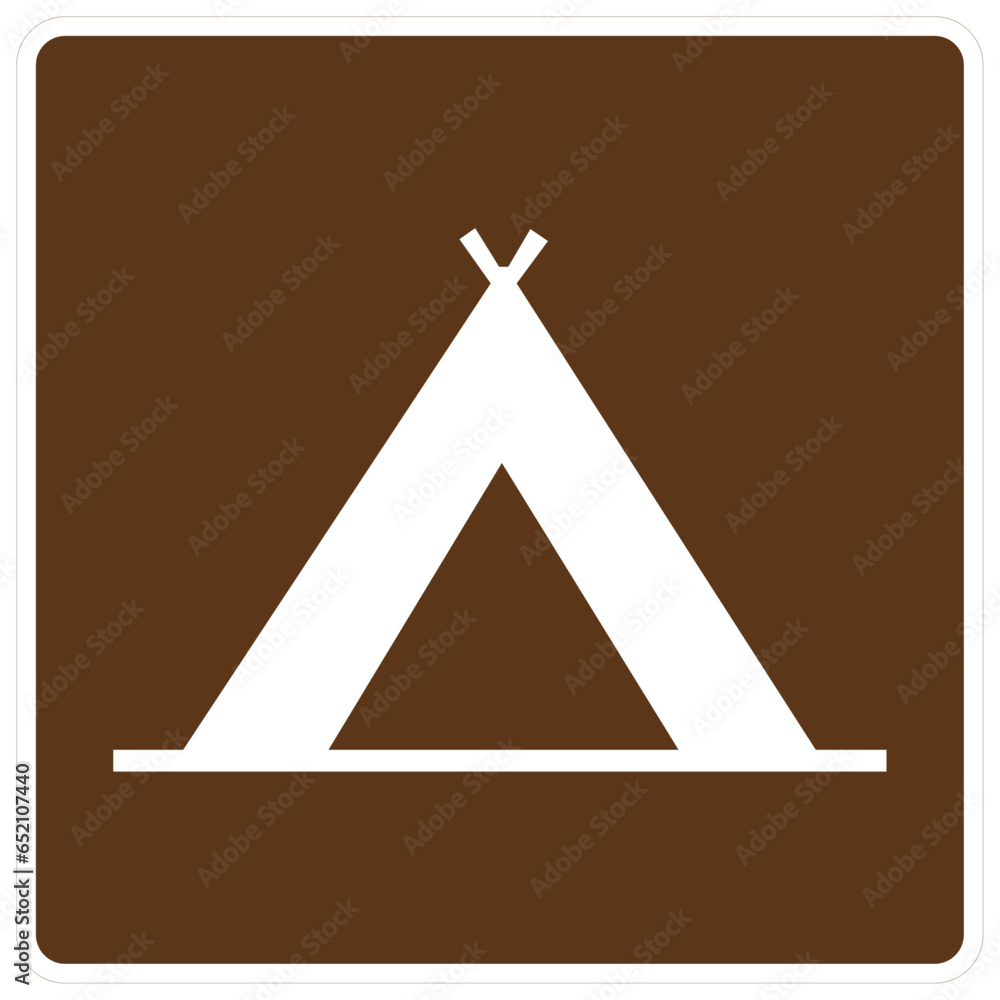 camping , icono, vector, símbolo, silueta, ilustración, señal, café ...