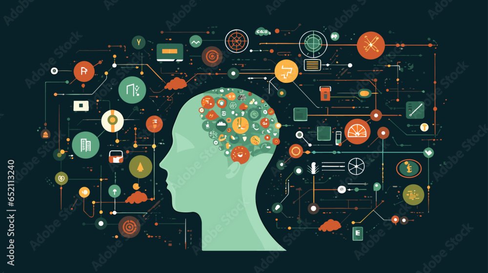Concept vector illustration of LLM (Large Language Models). Stock ...