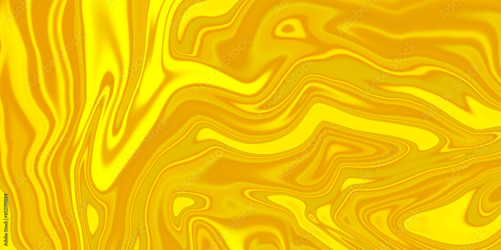Abstract seamless bright yellow smooth ripple linen fabric texture ...