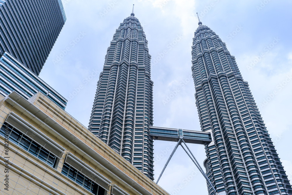 Petronas Twin Towers or KLCC Twin Towers, 88-storey supertall ...