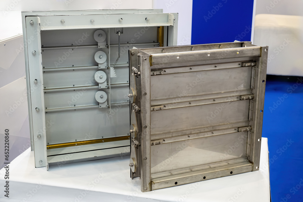 Overpressure valves. Metal device for air regulation. Ventilation ...