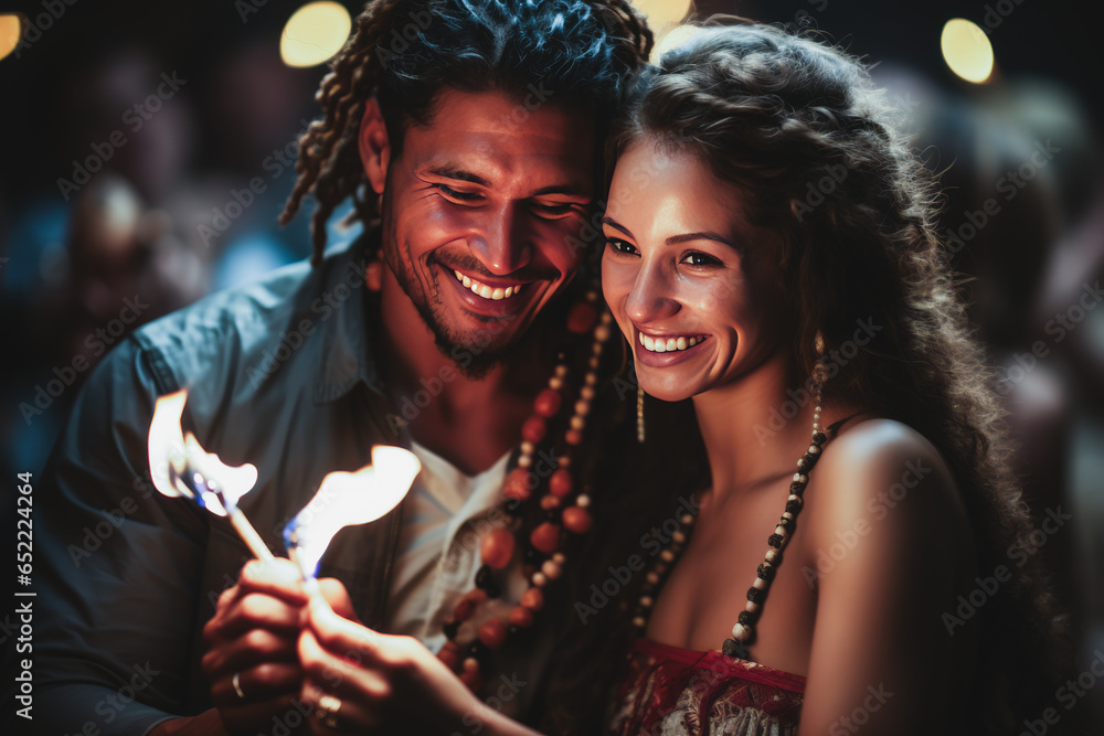 Foto de Enchanting Aboriginal Australian wedding under a star-filled ...