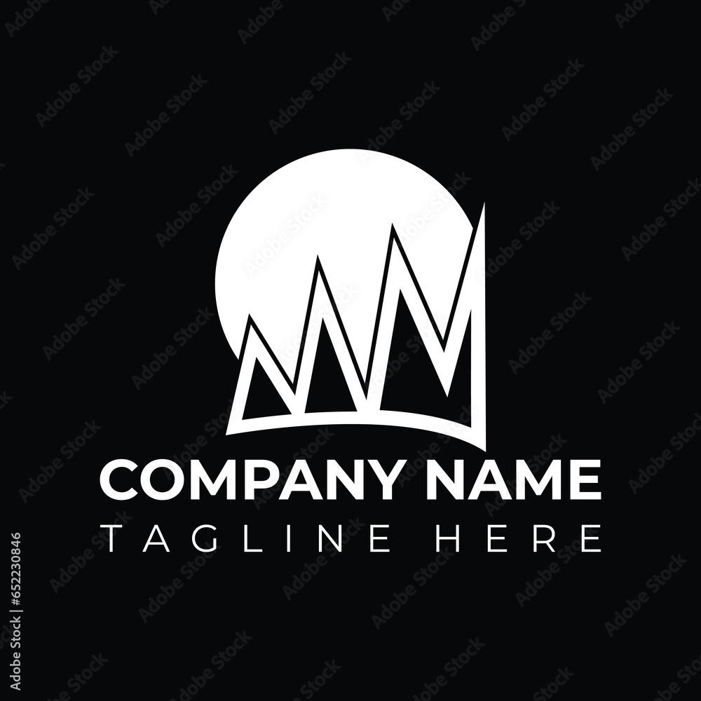 Mountain symbol configuration secluded level. Mountain straightforward ...