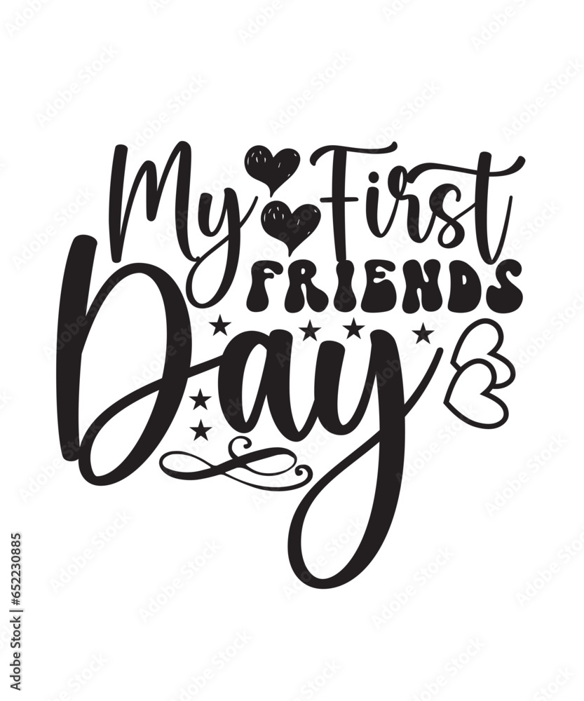 Stockvector Best Friend Svg Design Best Friends Svg Bundle Friendship