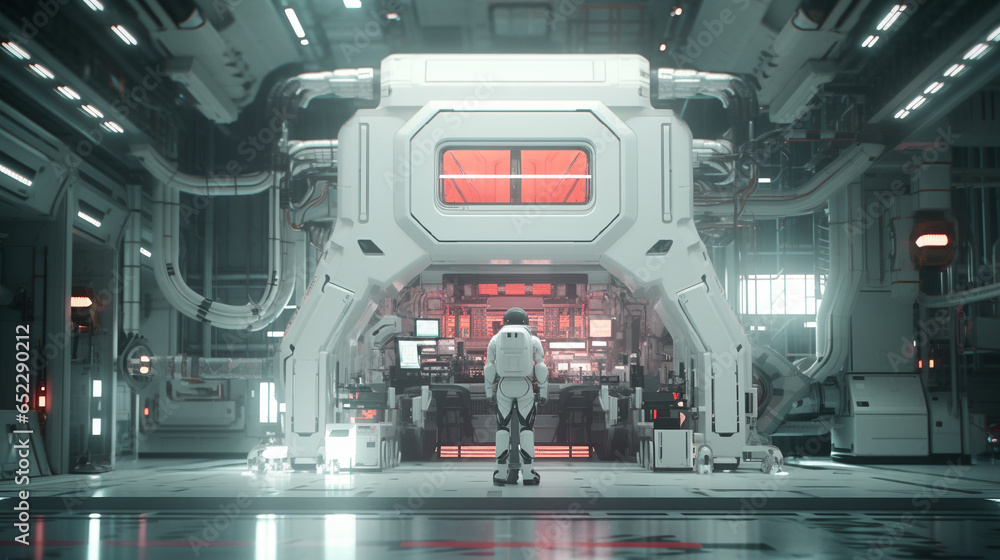 Astronaut Space Mission Capsule Pilot Lab Habitat Space Station ...