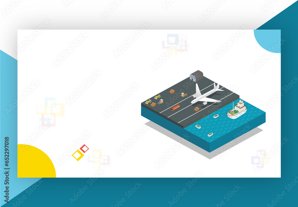 Package Delivery From Three Types Transportation Ways as Airline ...