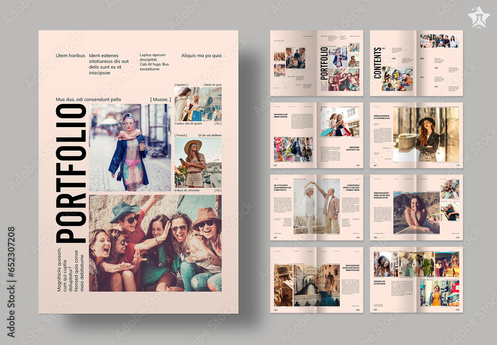 Portfolio Layout Stock Template | Adobe Stock