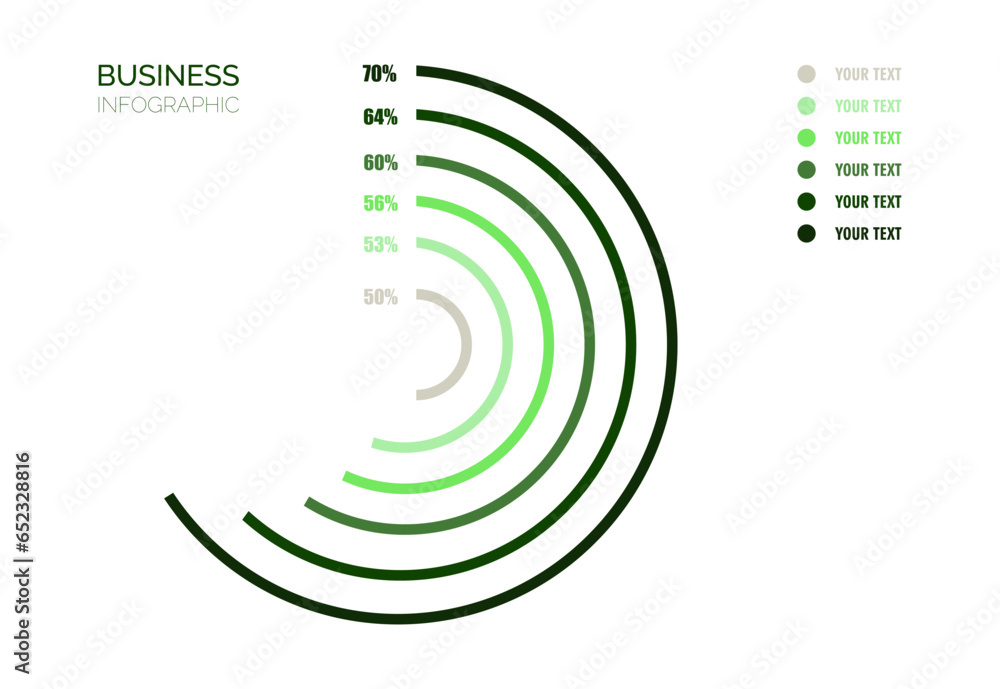 Infographic template for business. 5 Steps Modern Timeline diagram with ...