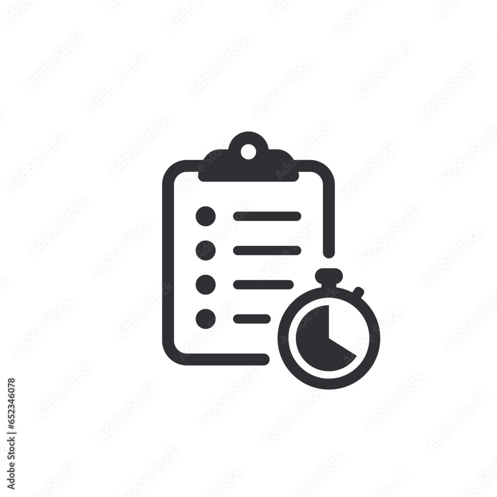 Tasks. Clipboard icon. Task done. Signed approved document icon ...