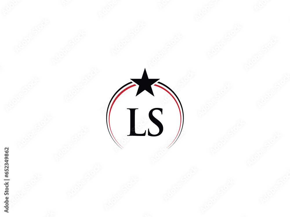 Creative Luxury LS Star Logo, Modern Circle Ls sl Logo Icon Vector Png ...