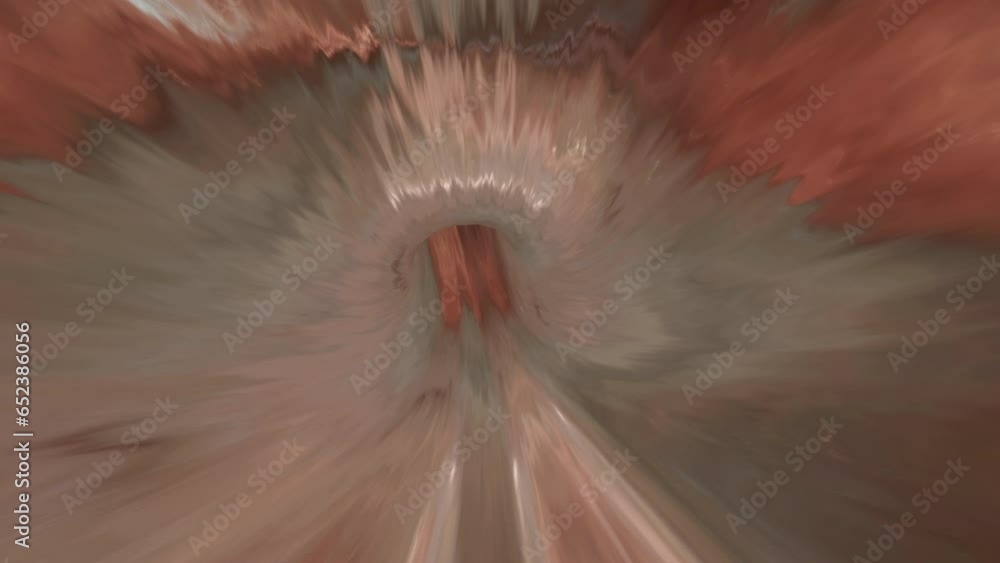 3D Colorful Curved Loopable Space Interstellar Wormhole Background ...