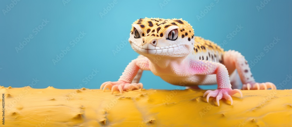 Macro lens photograph of Super Hypo Leopard Gecko lizard Eublepharis ...