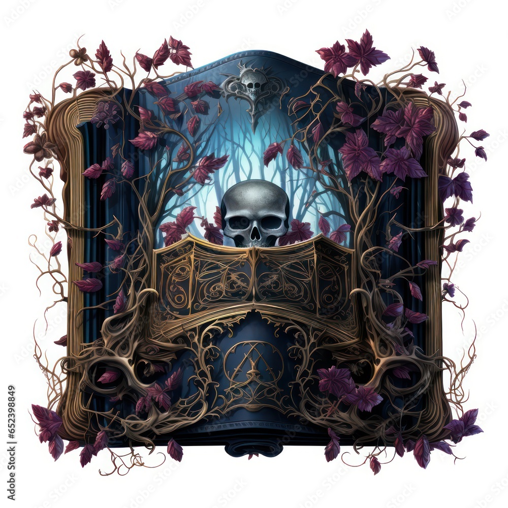 Book of gothic illustrations, insinuating enigmas of nightshade ...