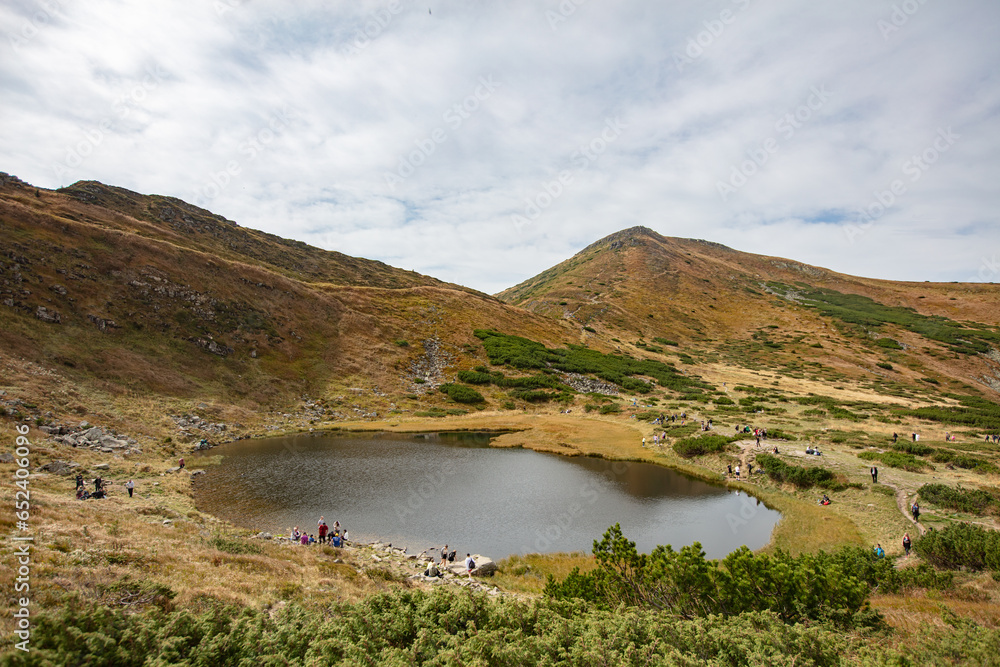 Lake Nesamovyte - one of the highest alpine lakes in the Ukrainian ...