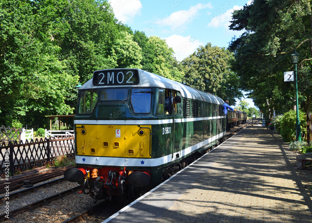 Vintage British Rail Class 31 or Brush Type 2 diesel locomotive ai ...