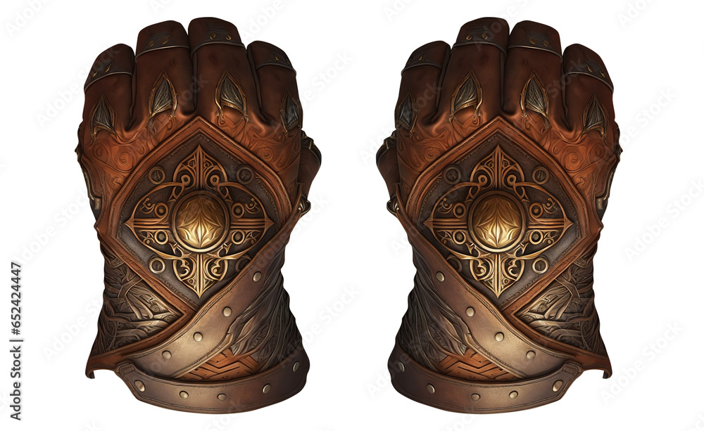 medieval gauntlet transparent isolated background PNG. medieval leather ...