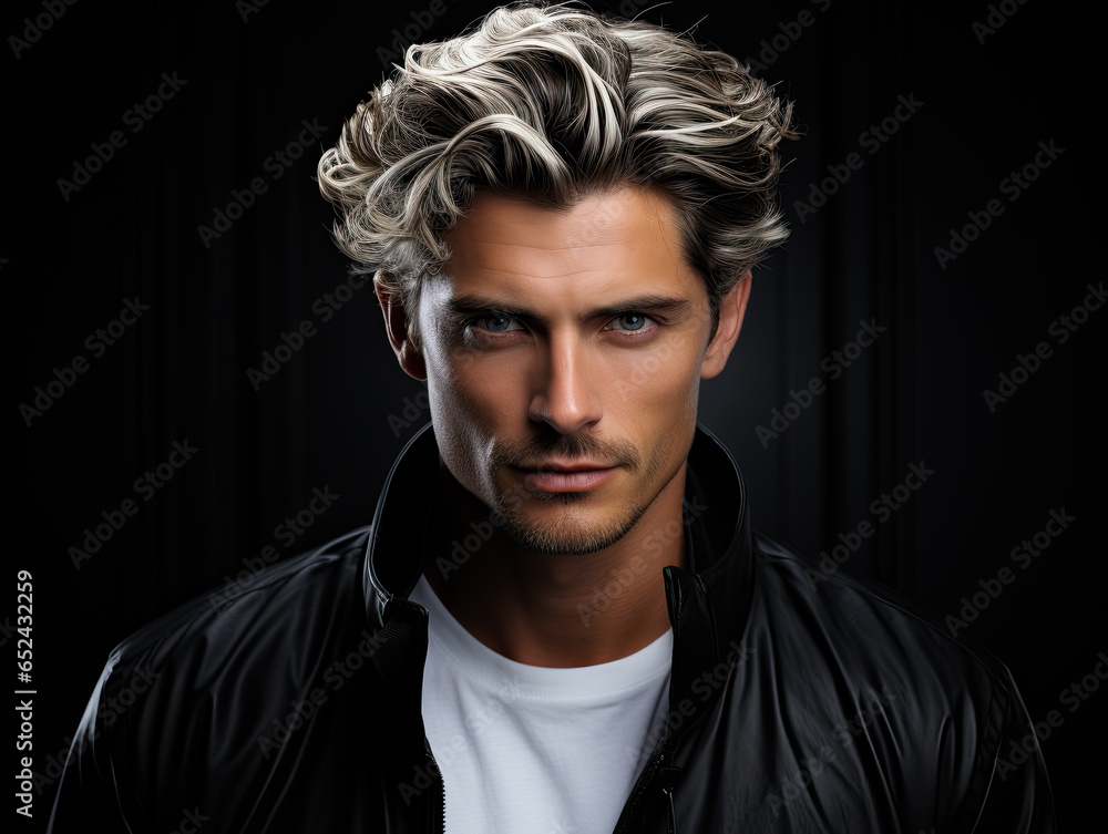 In a photo, a male model who is also a pop star flaunts his perfect ...