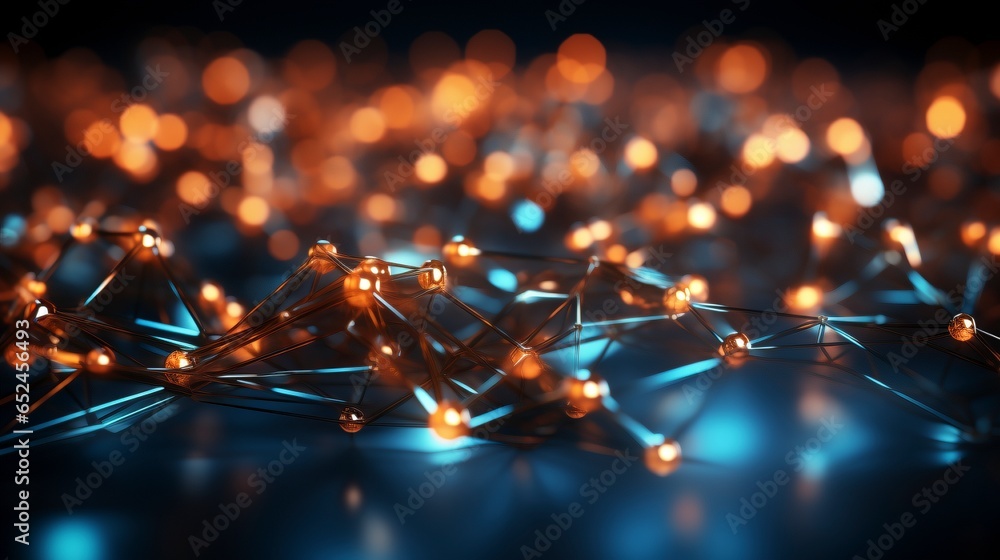 Abstract Blue Digital Complexity: Data Visualization and Science ...