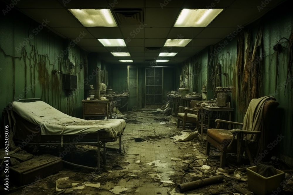 Abandoned and disorderly, a psychiatric hospital room tells a story of ...