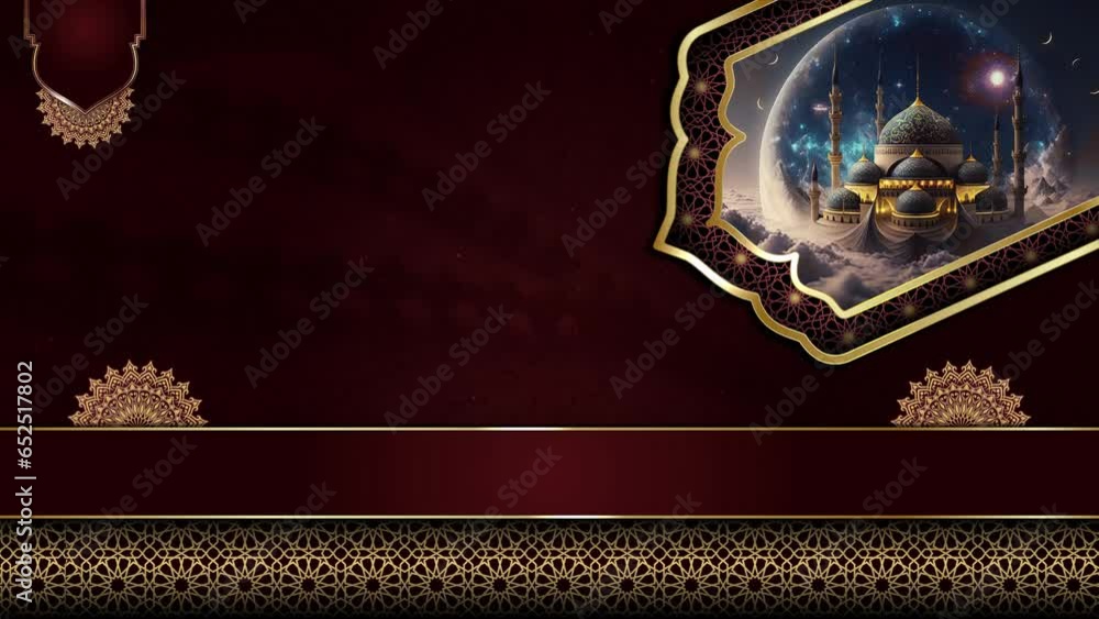 animated islamic background , muslim mosque , islamic video wallpaper ...