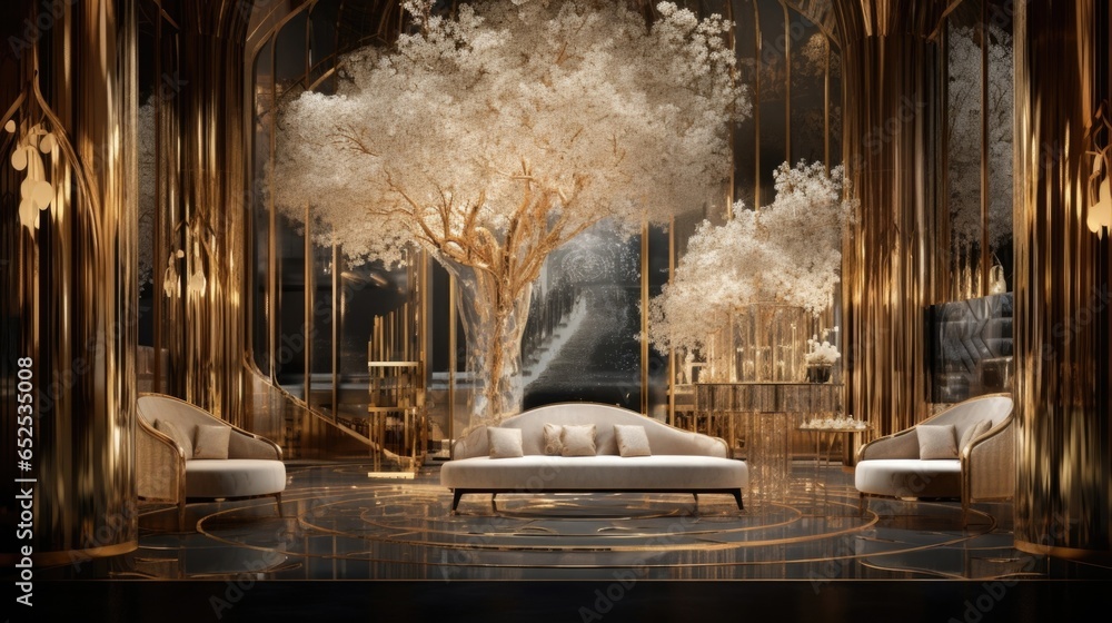 Step into an ethereal realm of luxury as you enter this meticulously ...