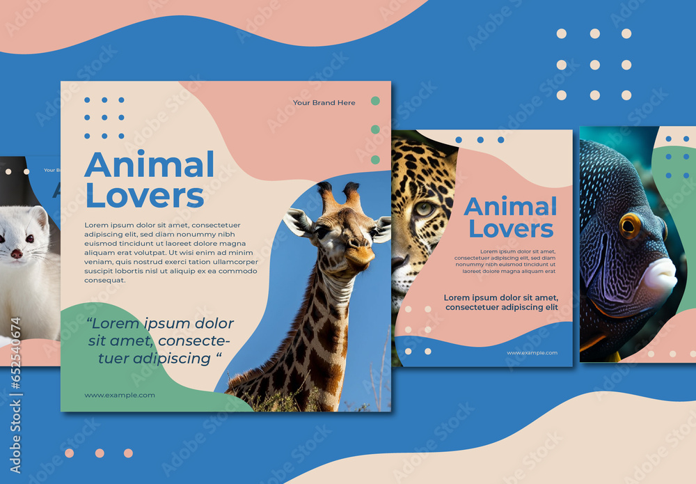 Organic Soft Social Media Post plantilla de Stock | Adobe Stock Organic Soft Social Media Post plantilla de Stock | Adobe Stock