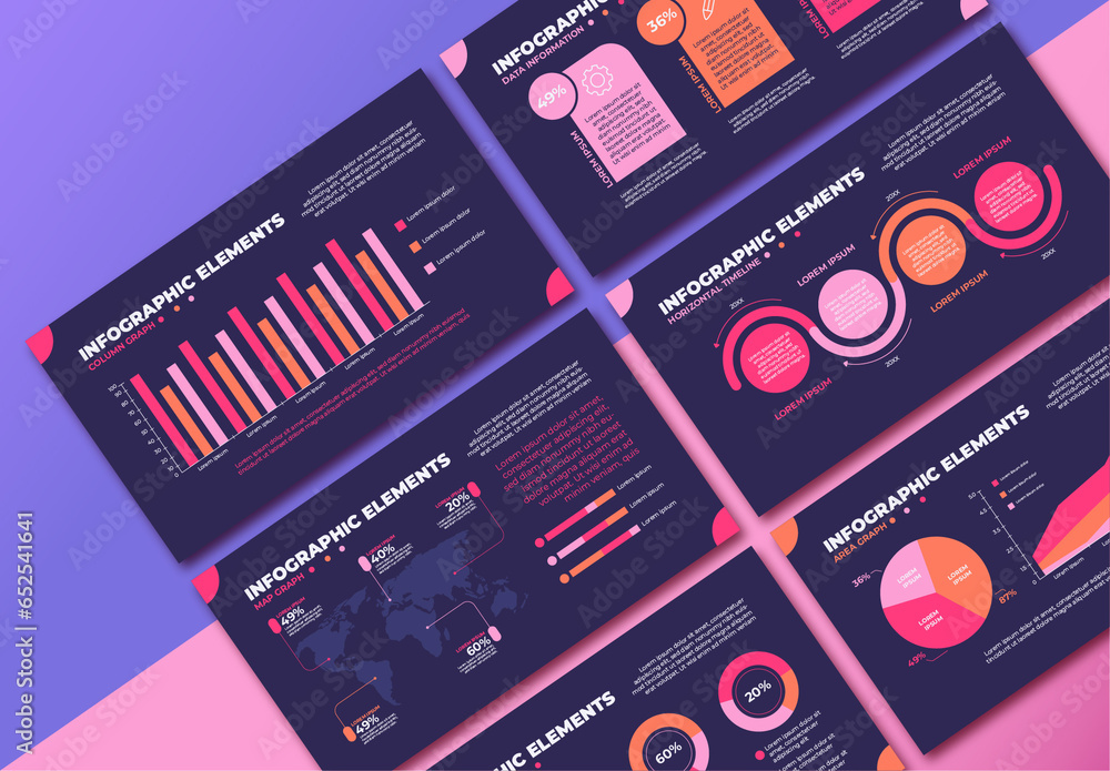 Dark Multipurpose Infographic Template Stock Template | Adobe Stock Dark Multipurpose Infographic Template Stock Template | Adobe Stock