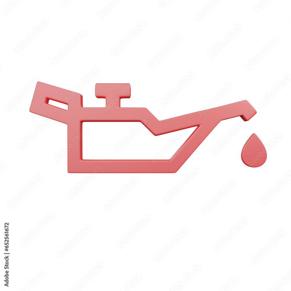 Low Oil Pressure symbol of car or vehicle dashboard icon sign warning ...