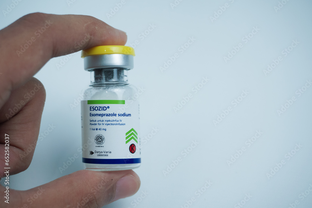 Balikpapan, 22 July 2022. Esozid is a drug that contains esomeprazole ...