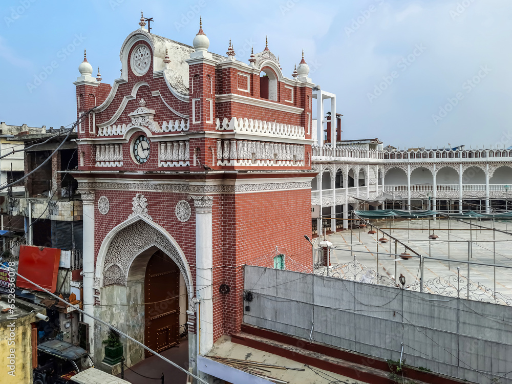 Beautiful gate mosque of rampur india Stock Photo | Adobe Stock