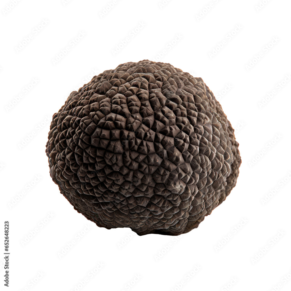 Black truffle isolated on transparent background,Transparency Stock ...