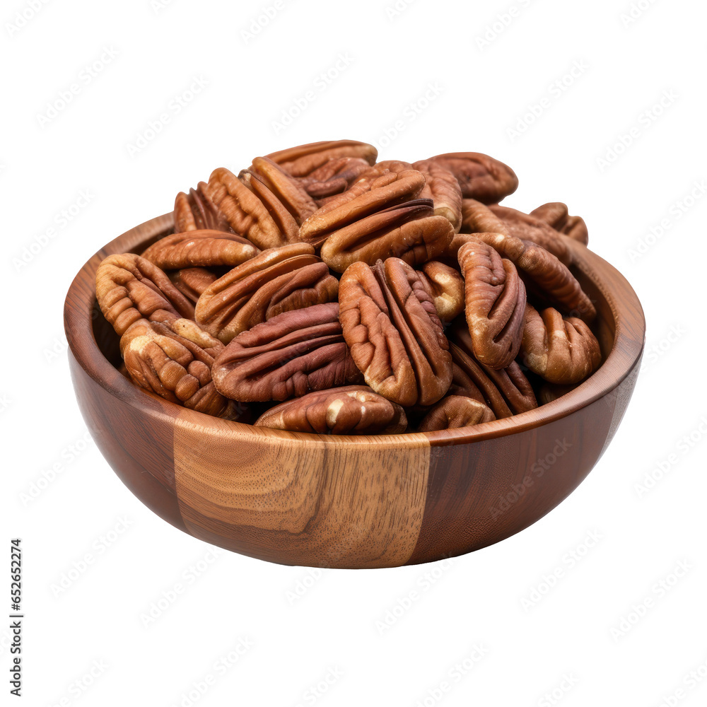 Wooden of pecan isolated on transparent background,Transprarency Stock ...