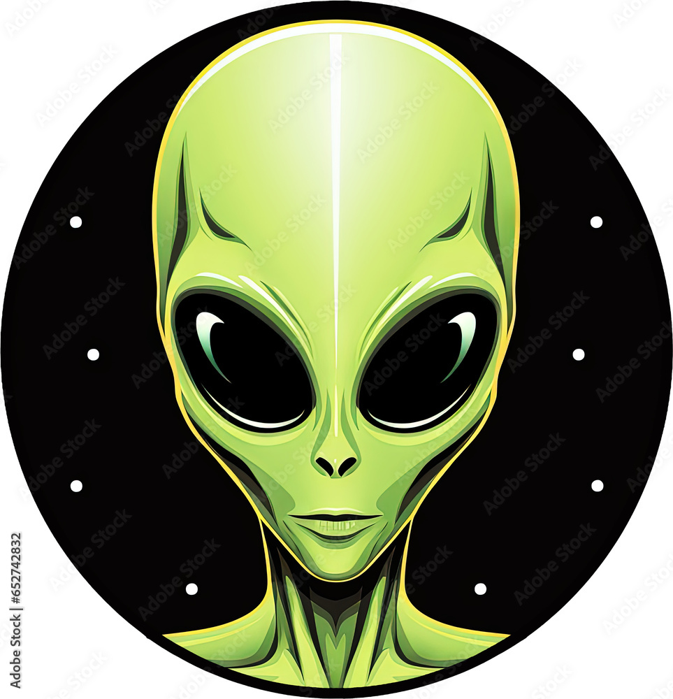 Alien transparent background PNG Clipart Stock Illustration | Adobe Stock