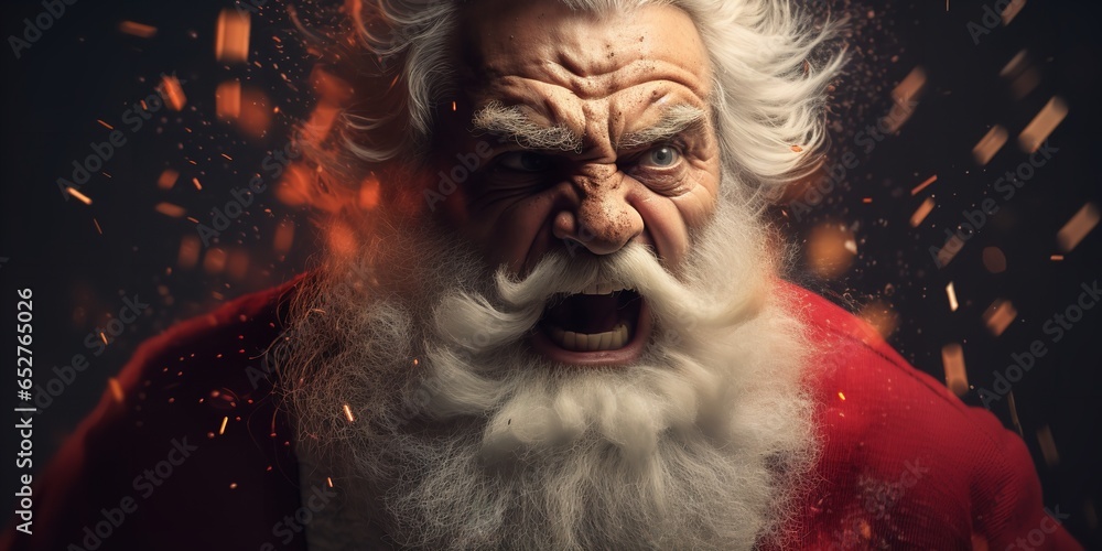 Santa Claus is terrible and has a horrible character. Bad Santa Claus ...