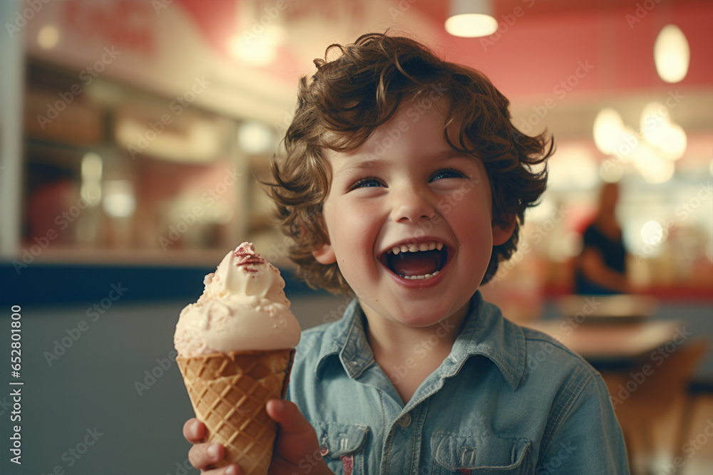 Autism kids having ice cream, Ice cream and mental health, picky eating ...