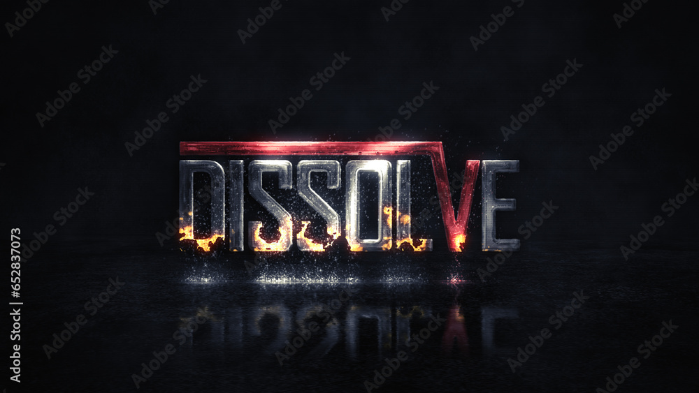 Dissolving Metal Logo Stock Template | Adobe Stock