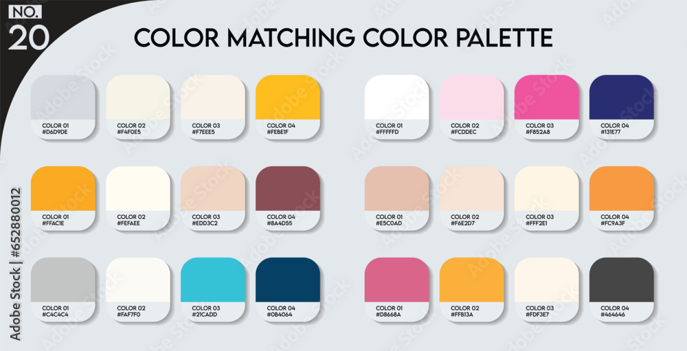 Logo design Color matching color palette - 20, Fashion Trend Color ...